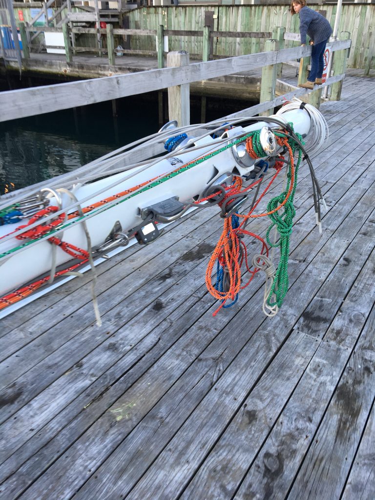 Rigging upgrade – SY Dog Star