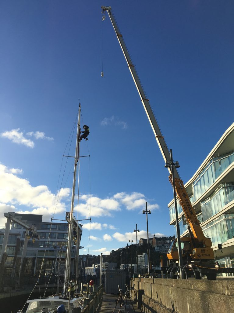 Rigging upgrade – SY Dog Star